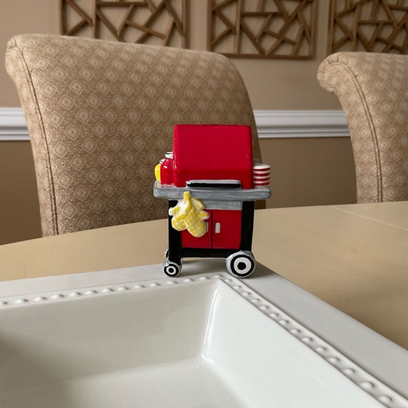 Hand Crafted | Accents | Red Barbecue Gas Grill Platter Decoration ...